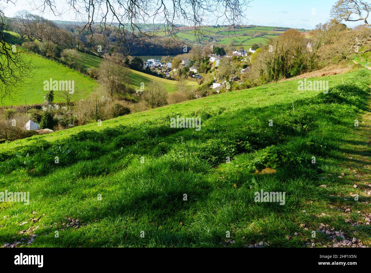 Stoke Gabriel Village Stock Photo - Alamy