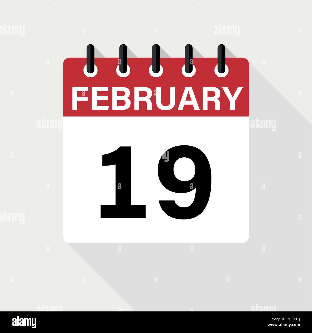 Vector flat dezign daily calendar icon. Day , month eps Stock Vector ...