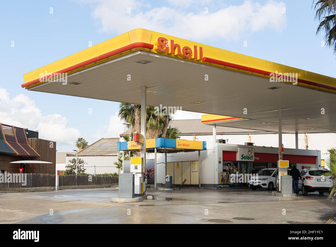 VALENCIA, SPAIN - JANUARY 13, 2022: BP British Petroleum is a British ...