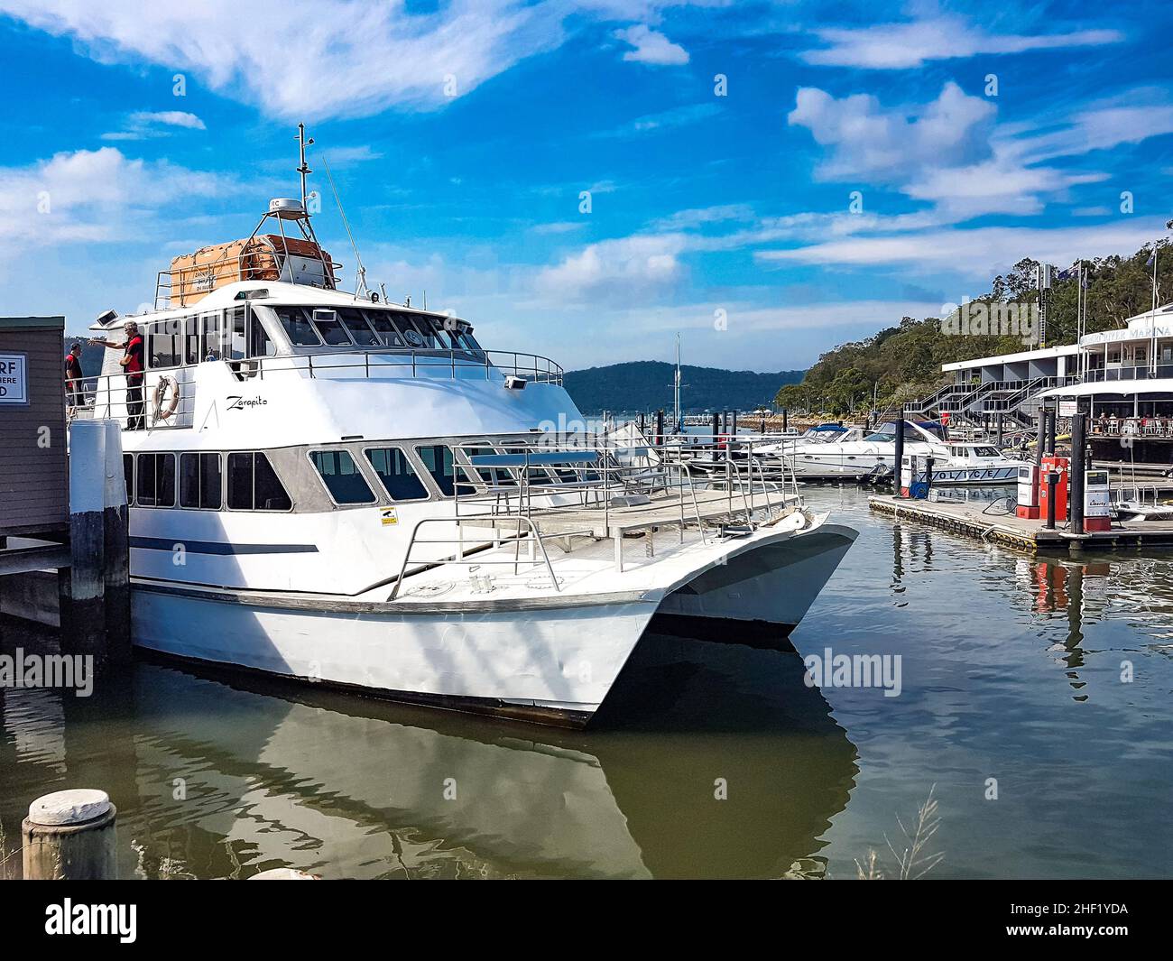 boat in dock Stock Photo - Alamy