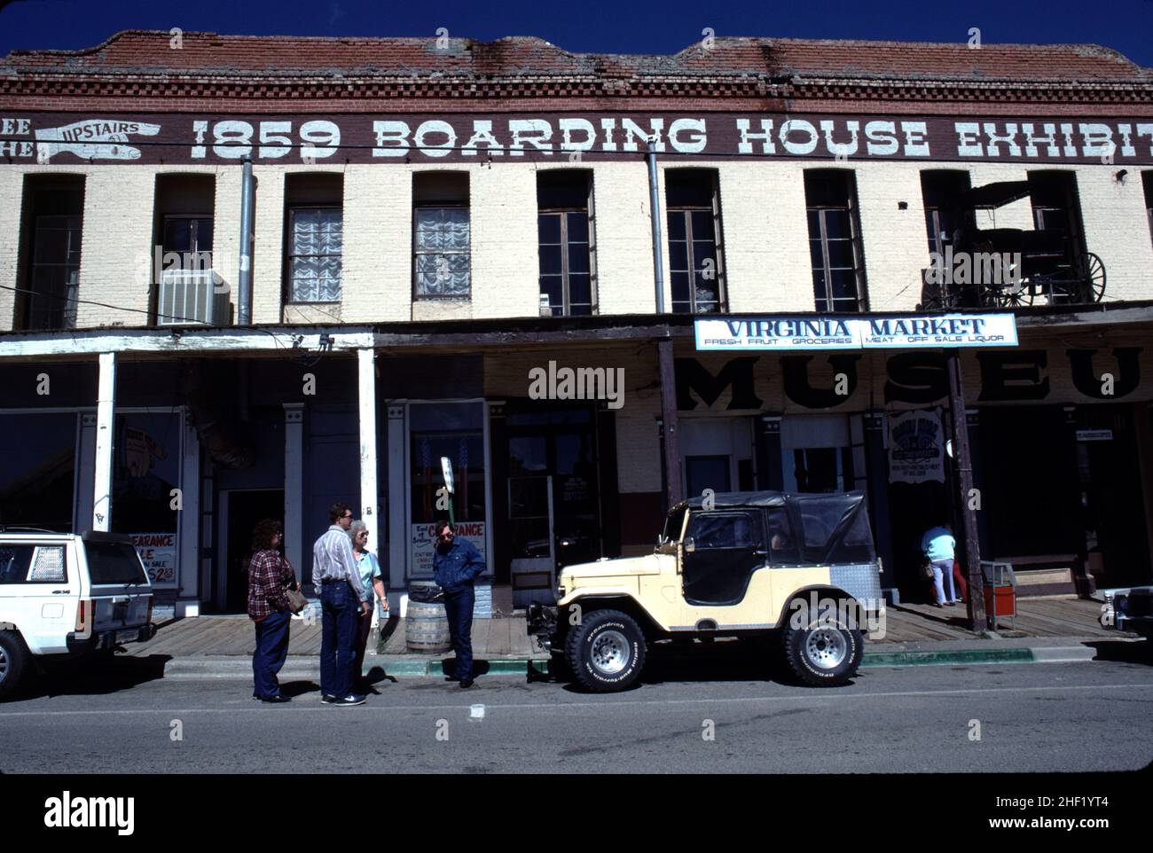 Virginia City, NV. U.S.A. Founded in 1859 on a silver strike of the ...