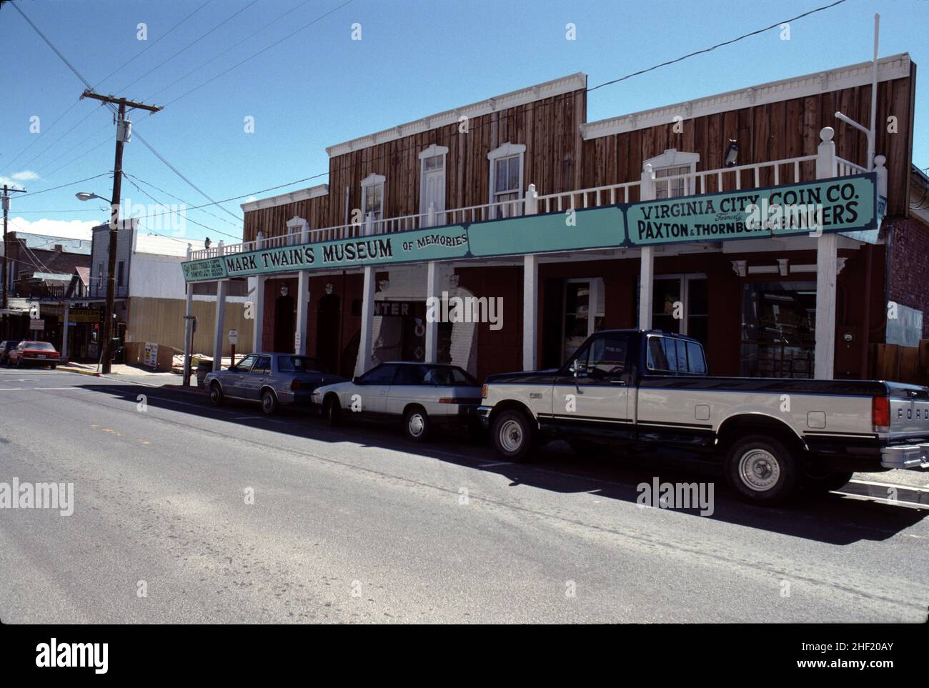Virginia City, NV. U.S.A. Founded in 1859 on a silver strike of the ...