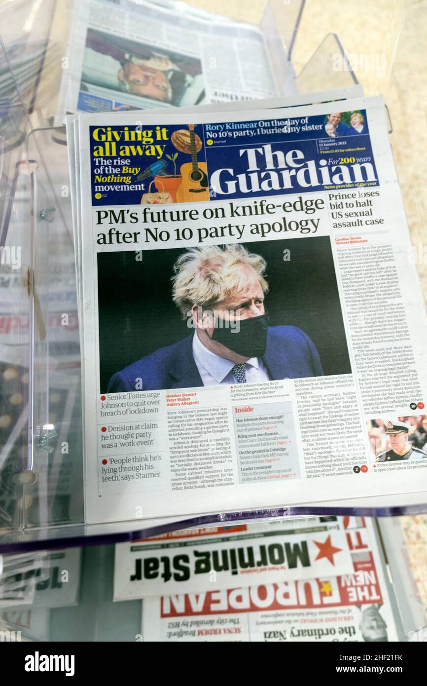 Boris Johnson 'PM's future on knife-edge after No 10 party apology ...