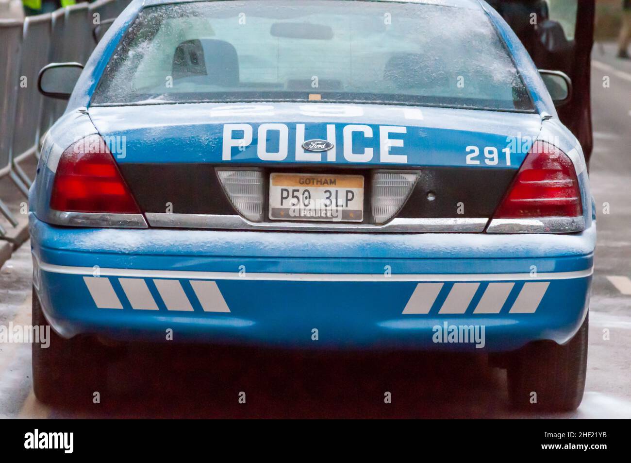 Glasgow, Scotland, UK. 13th January, 2022. Gotham police car on the ...