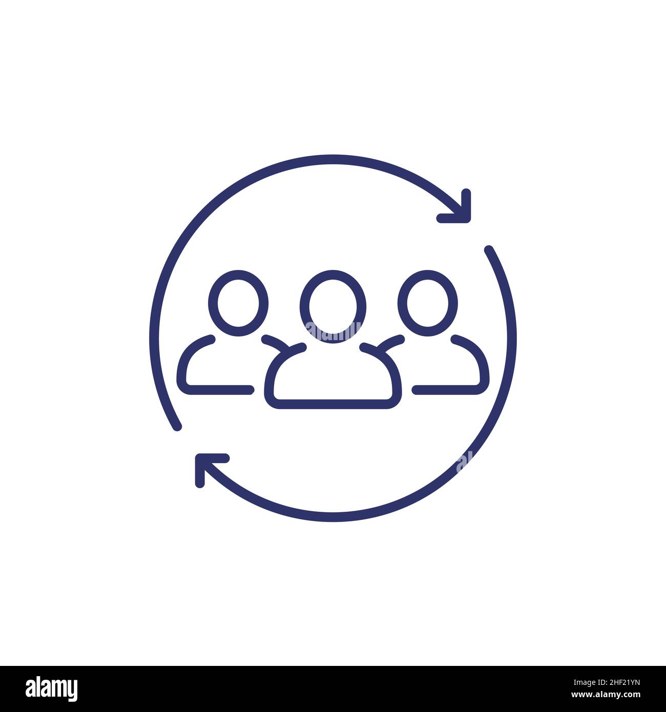 customer retention and returning clients line icon Stock Vector Image ... customer retention and returning clients line icon Stock Vector Image ...