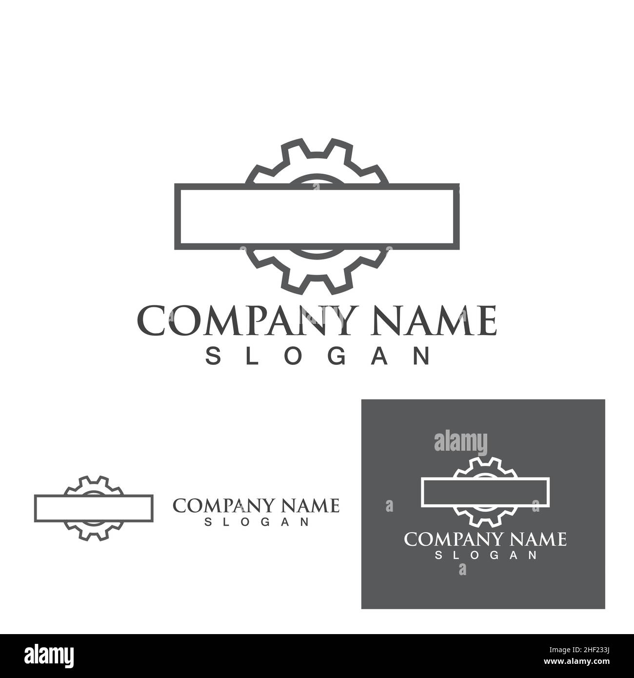 Gear Logo Template vector icon illustration design Stock Vector Image ...