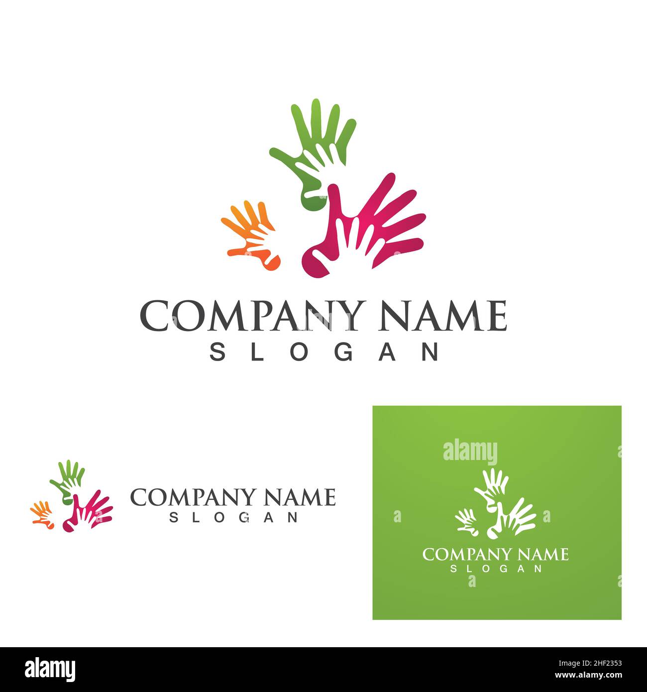 Hand care logo and symbols template icons Stock Vector Image & Art - Alamy