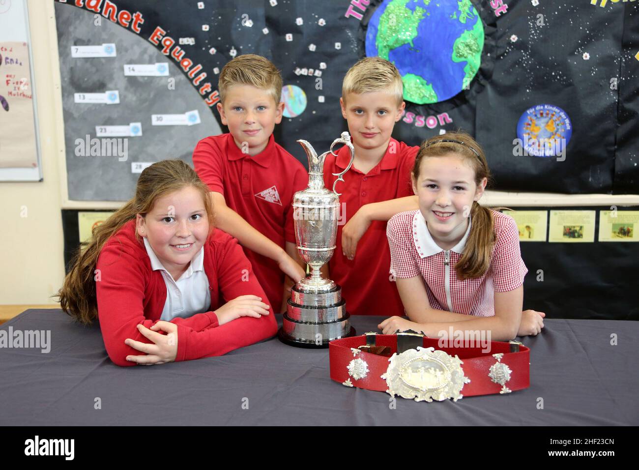 Ayrshire, Scotland, UK.. As part of the run up to the Royal & Ancient ...