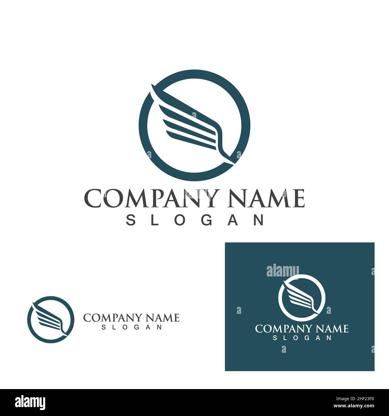Wing Logo Template vector illustration design Stock Vector Image & Art ...