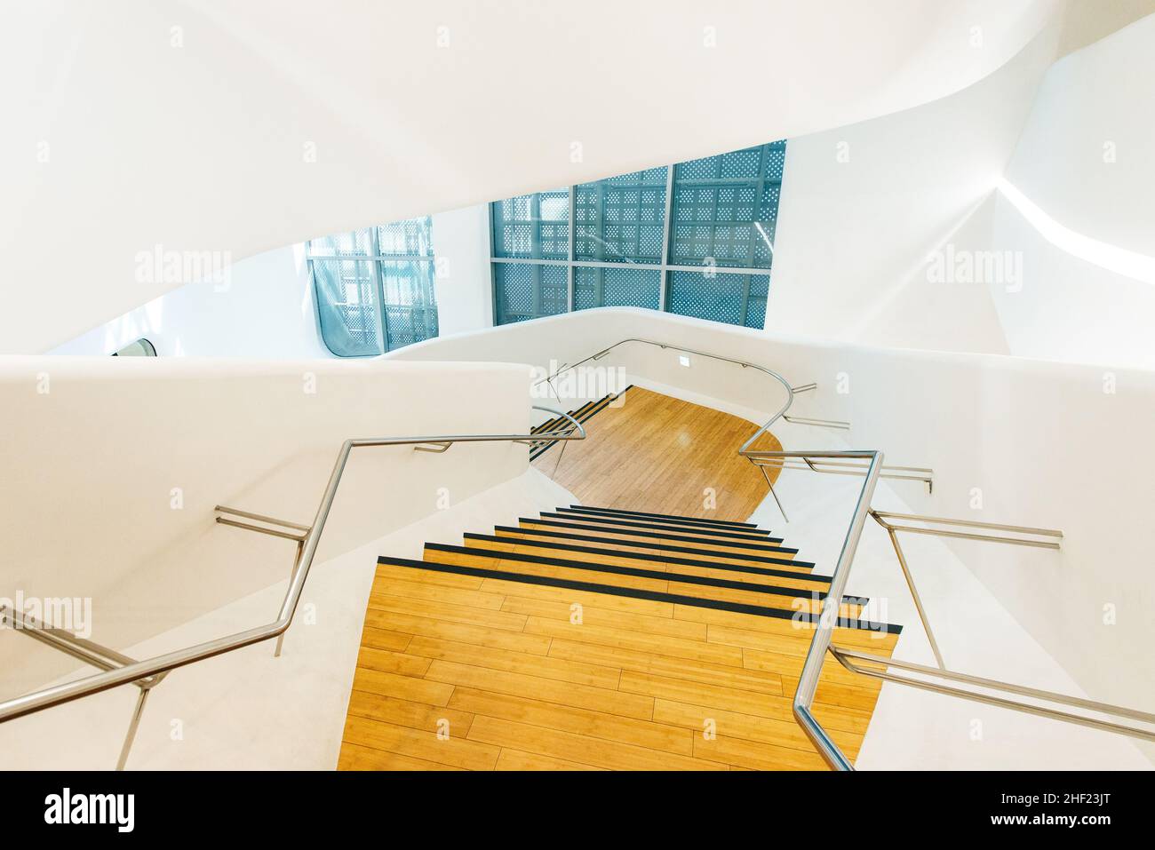 Seoul, South Korea - nov, 2021 stair case in Dongdaemun Design Plaza ...