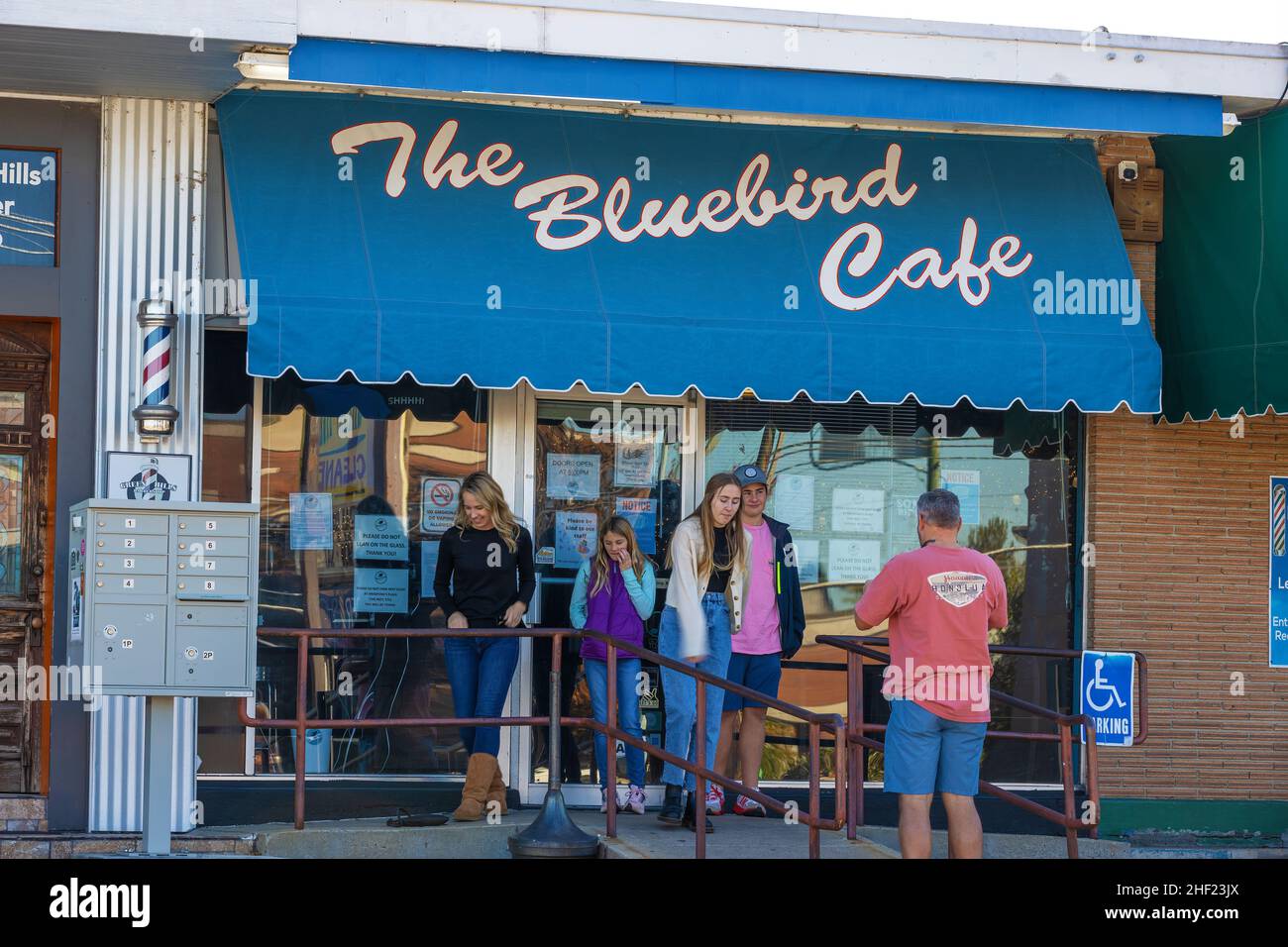 Nashville, Tennessee, USA - November 7, 2021: The Bluebird Cafe opened ...
