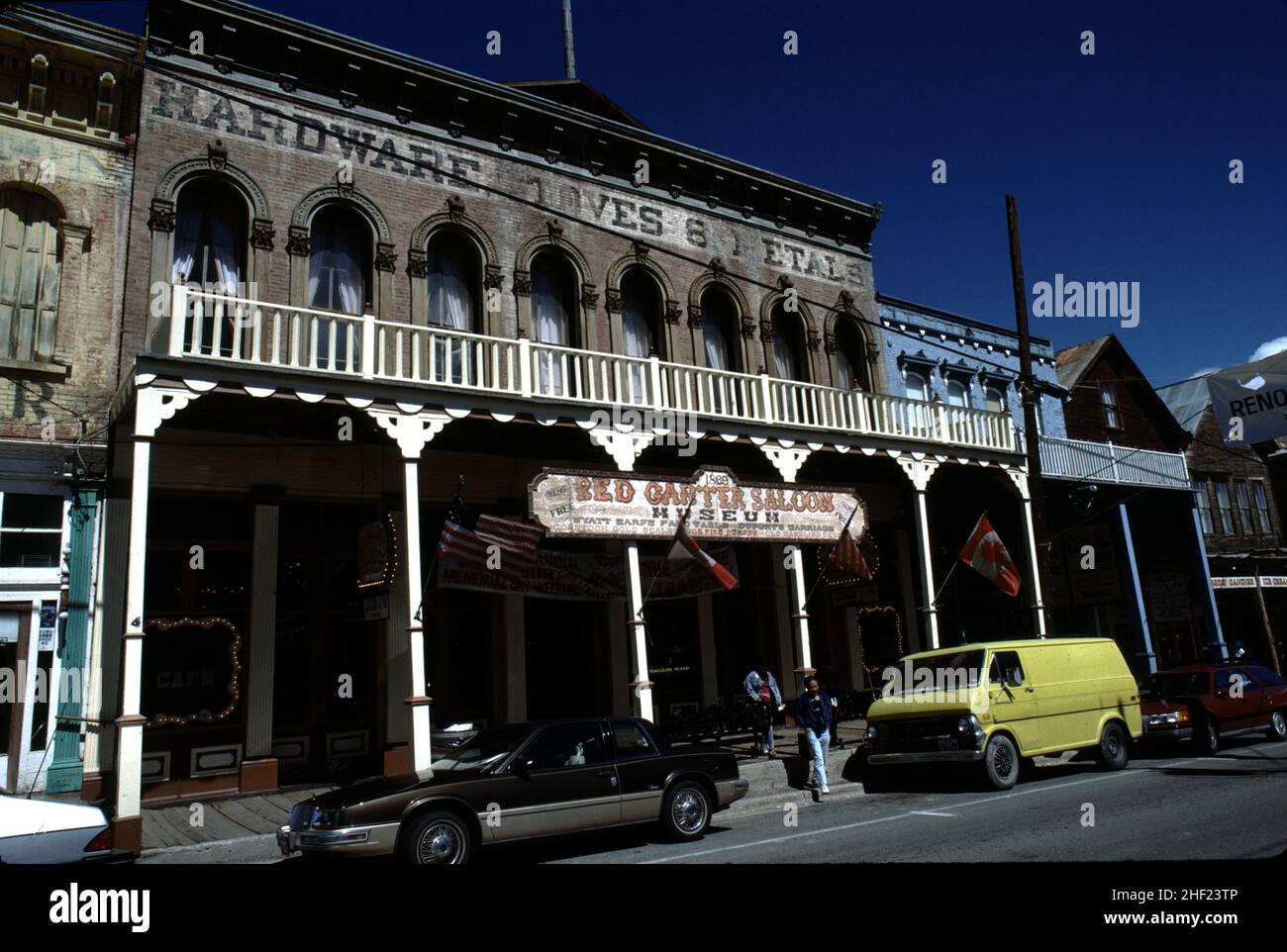Virginia City, NV. U.S.A. Founded in 1859 on a silver strike of the ...