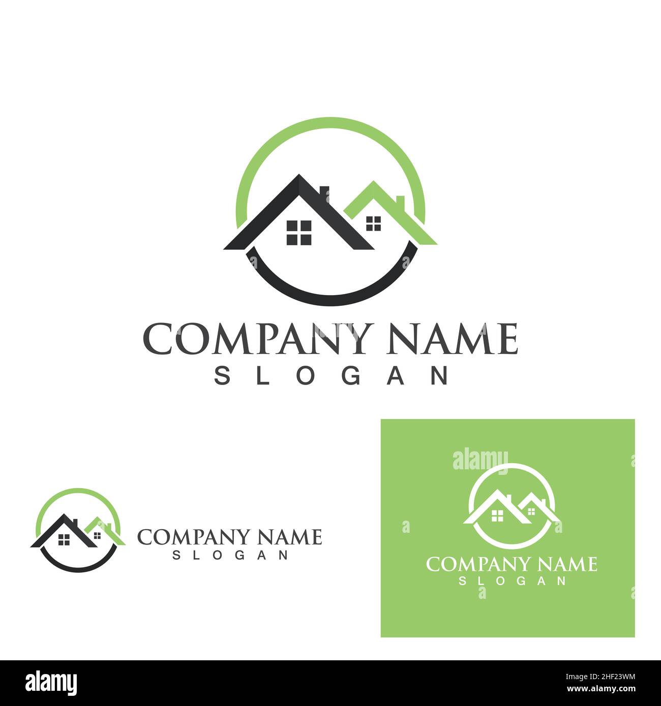 home logo vector icon illustration design template Stock Vector Image ...