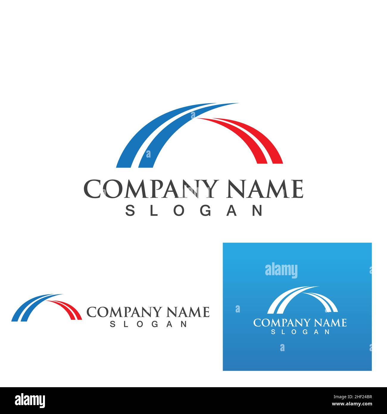 Bridge Logo Template vector icon illustration design Stock Vector Image ...