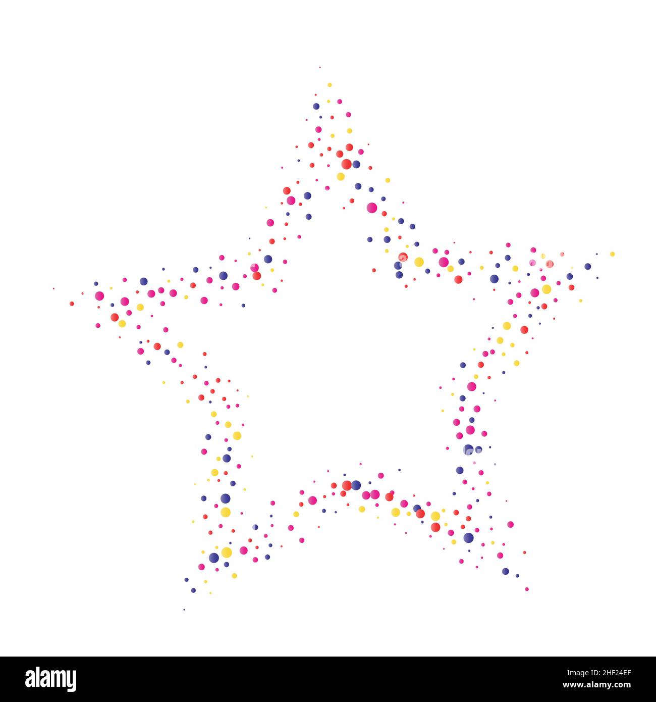 Festive background with colorful falling confetti, vector illustration ...