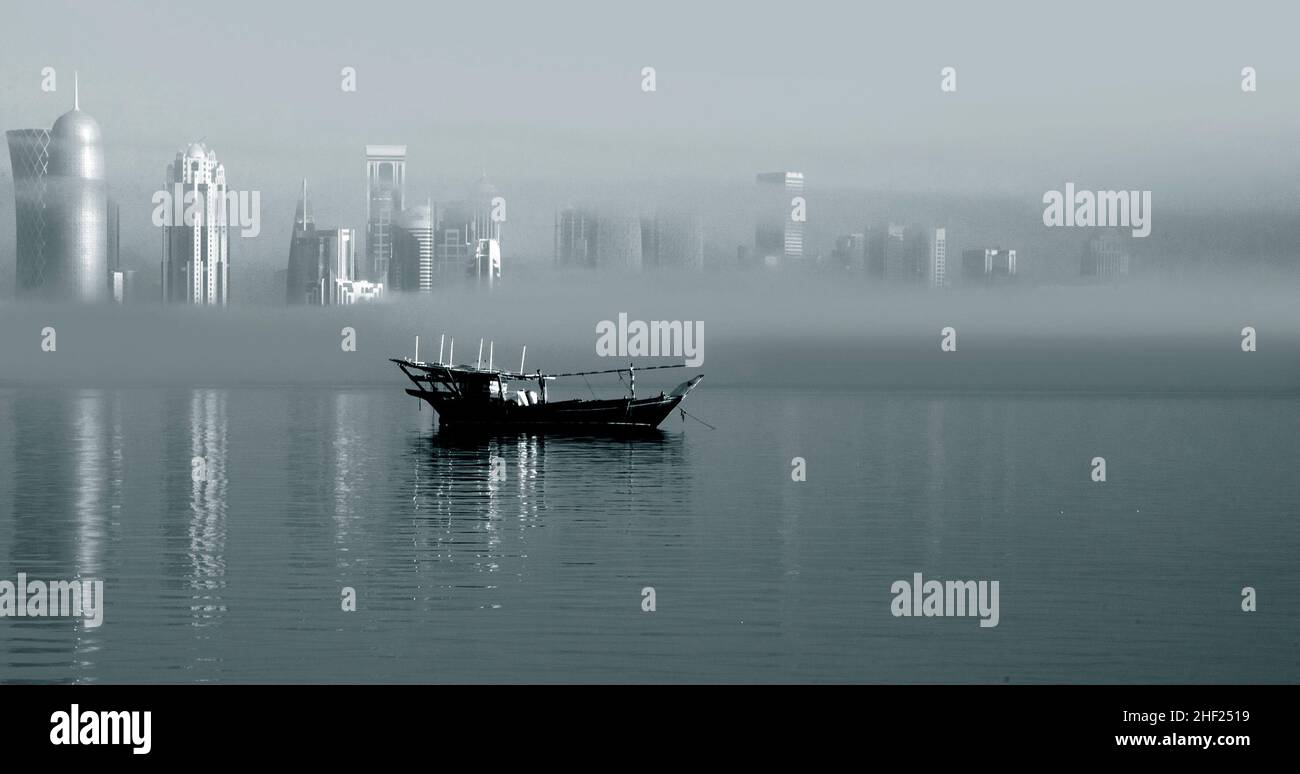 Qatar oman flag hi-res stock photography and images - Alamy