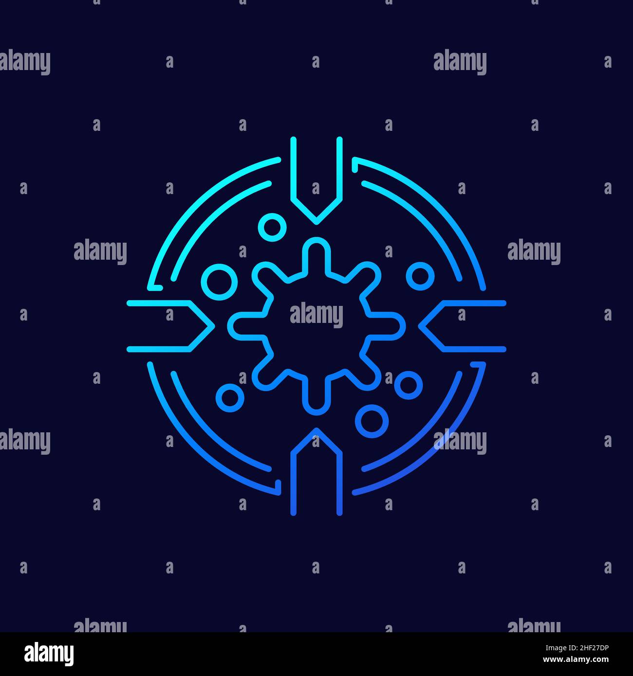 immune system line icon, vector Stock Vector Image & Art - Alamy