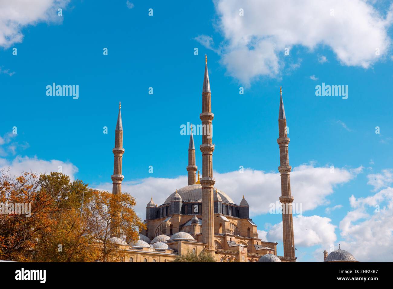 Islamic background photo. Selimiye Mosque in Edirne. Mosques of Turkey ...