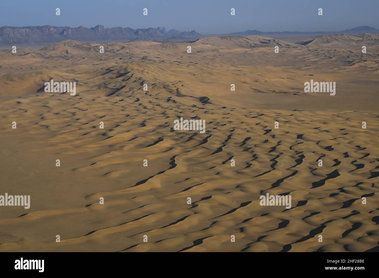 Landscape during the Stage 11 of the Dakar Rally 2022 around Bisha, on ...