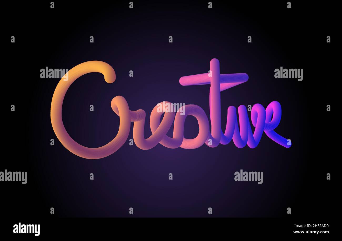 Creative word hi-res stock photography and images - Alamy