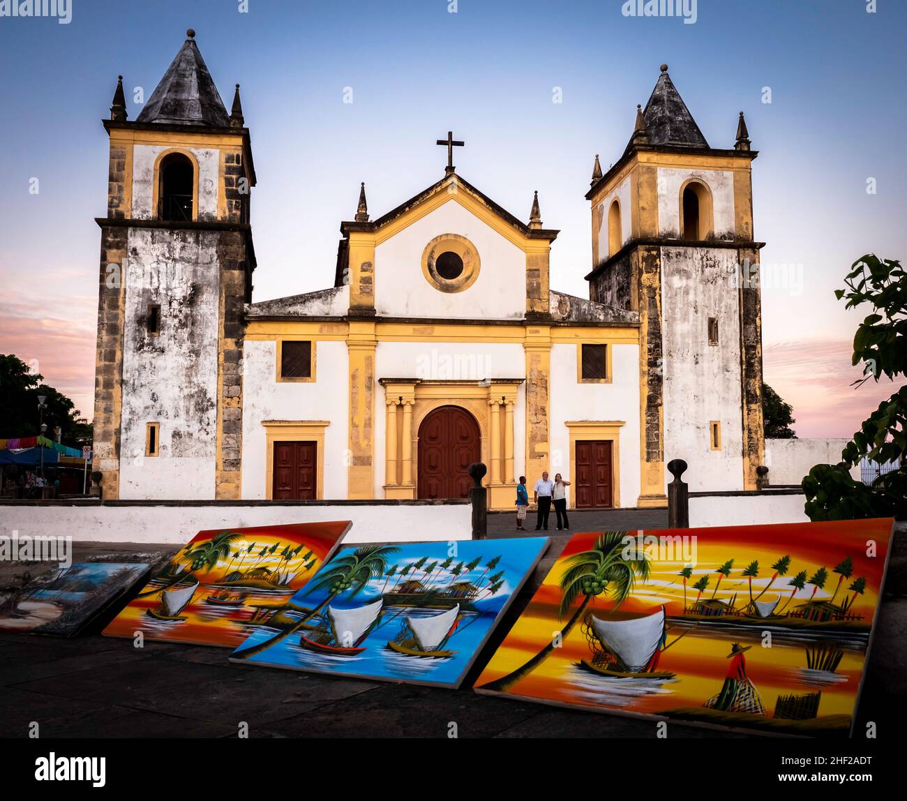 The colonial architecture of Olinda in Pernambuco, Brazil Stock Photo ...
