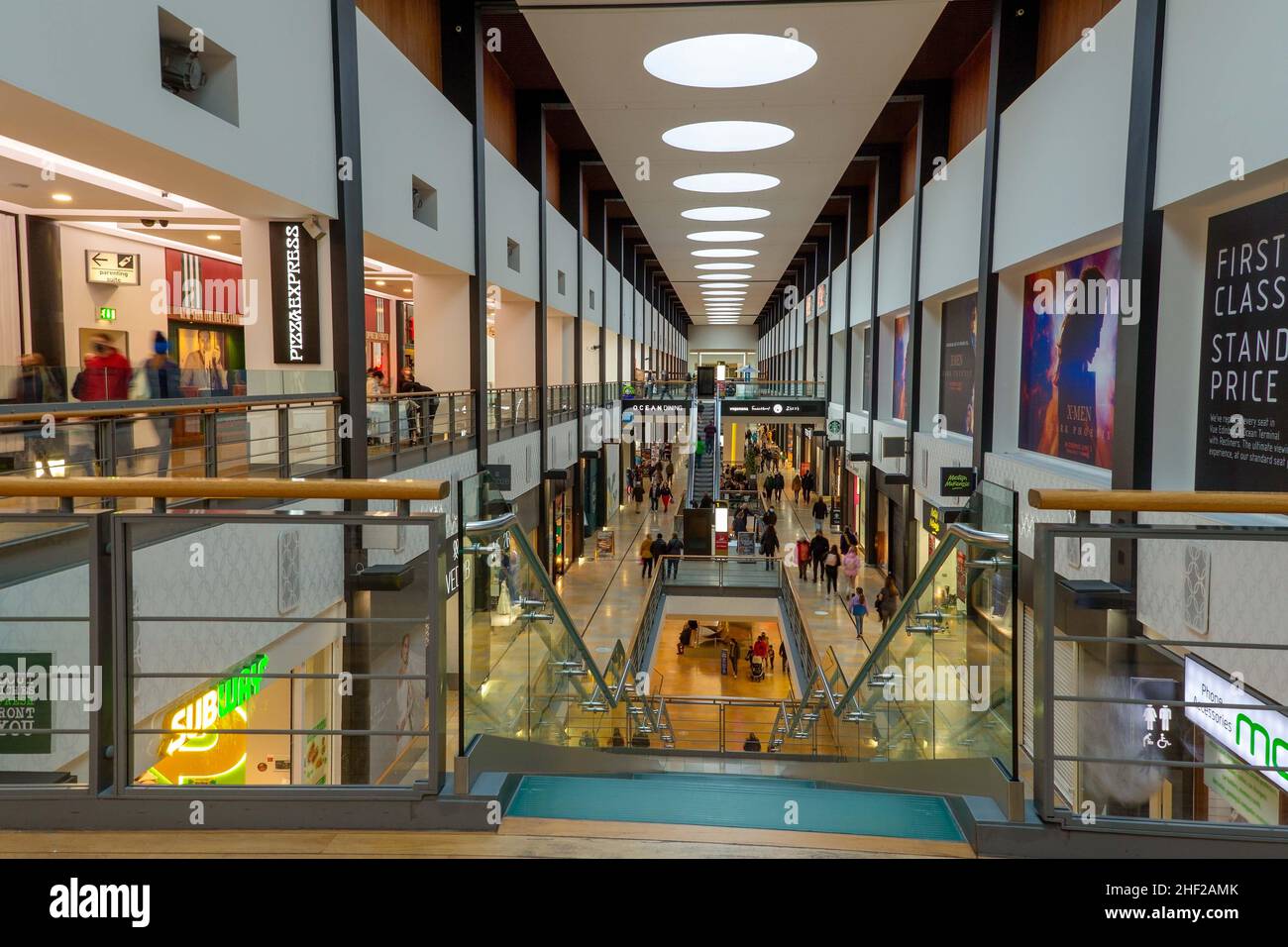 Ocean Terminal for shopping in Leith, Edinburgh, Scotland, UK Stock ...