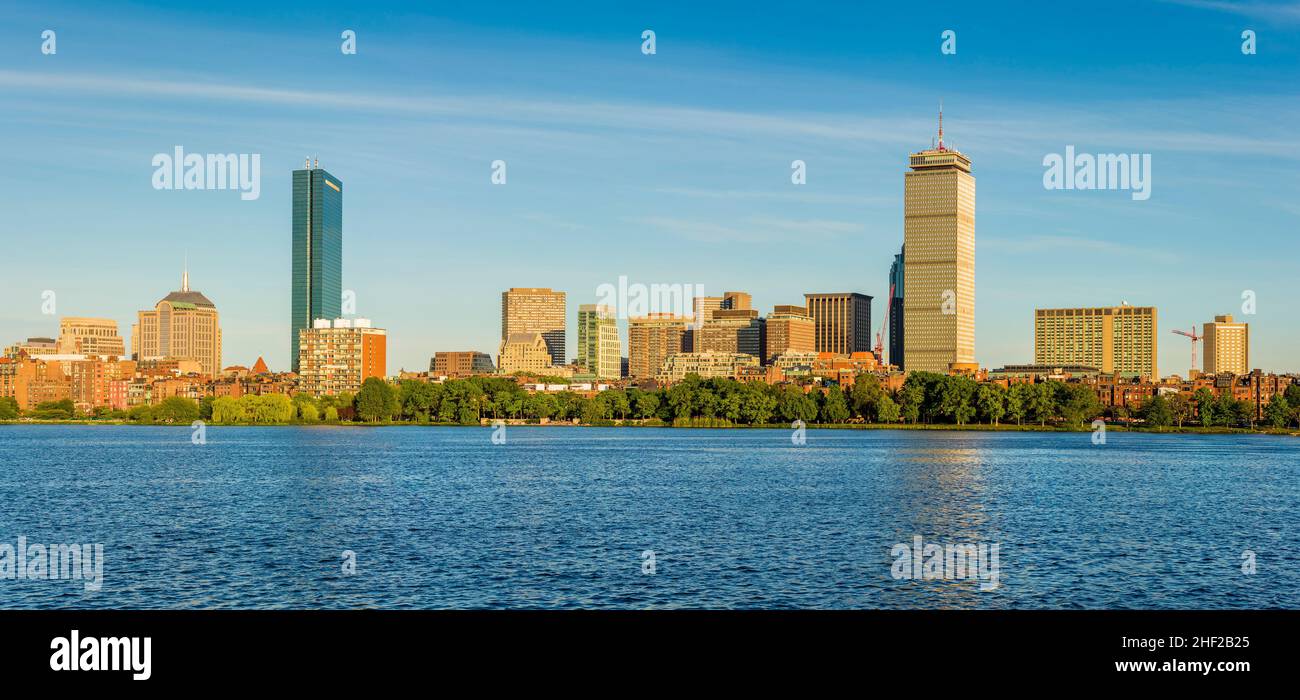 Panoramic view of Boston in Massachusetts, USA Stock Photo - Alamy