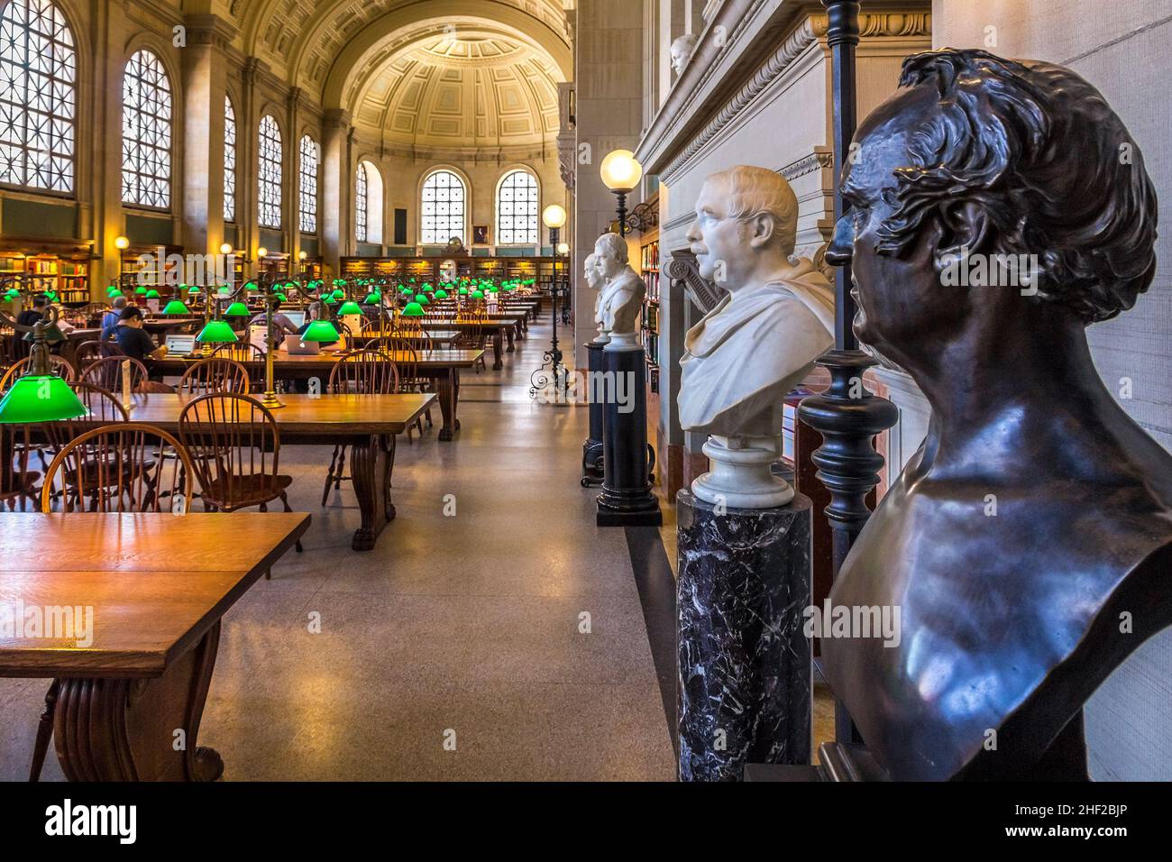 The Boston Public Library in Massachusetts, USA Stock Photo - Alamy