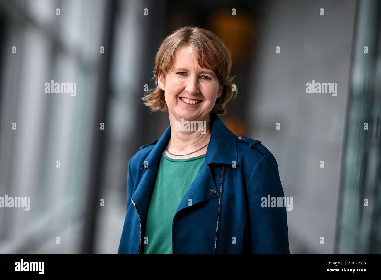 Berlin, Germany. 10th Jan, 2022. Christiane Rohleder (Bündnis 90/Die ...