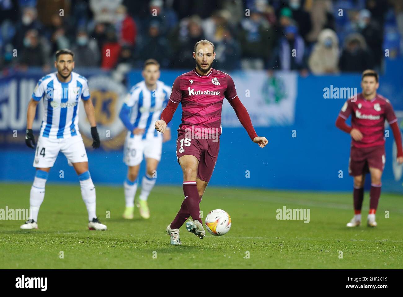 Leganes, Spain. 8th Jan, 2022. Jeremy Blasco (Sociedad B) Football ...