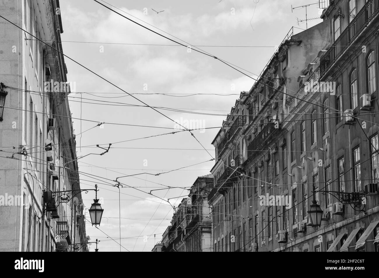 Praca comercio square lisbon Black and White Stock Photos & Images - Alamy