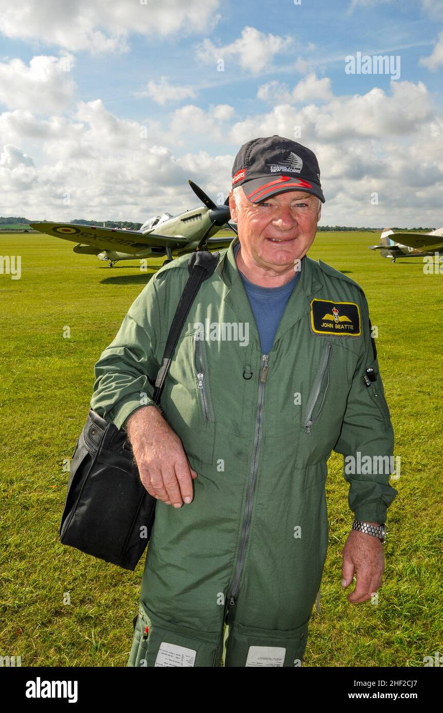 Pilot John Beattie, formerly British Royal Navy pilot who flies Second ...