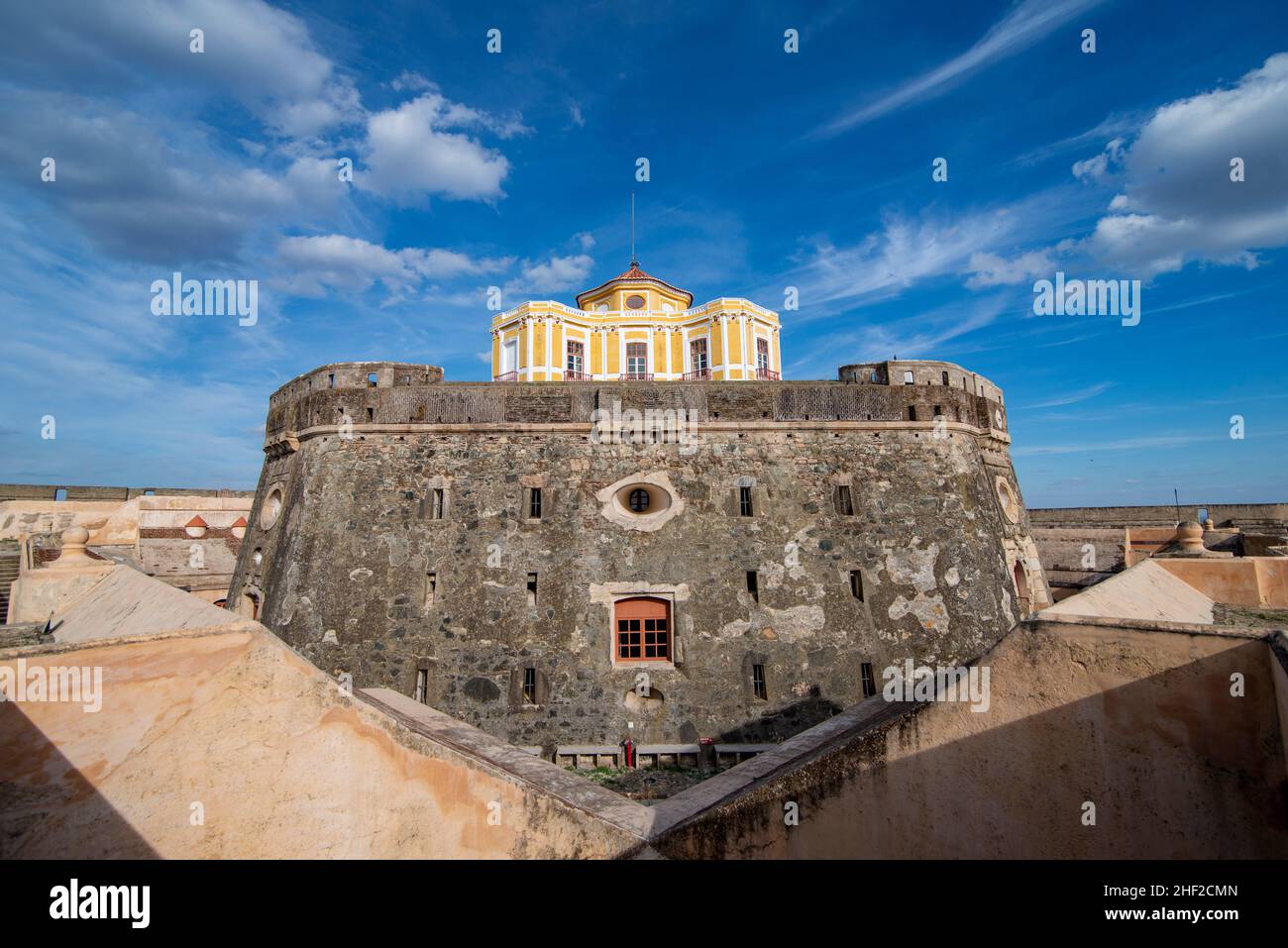 the Fort Nossa Senhora da Graca or Fort Conde de Lippe north of the ...