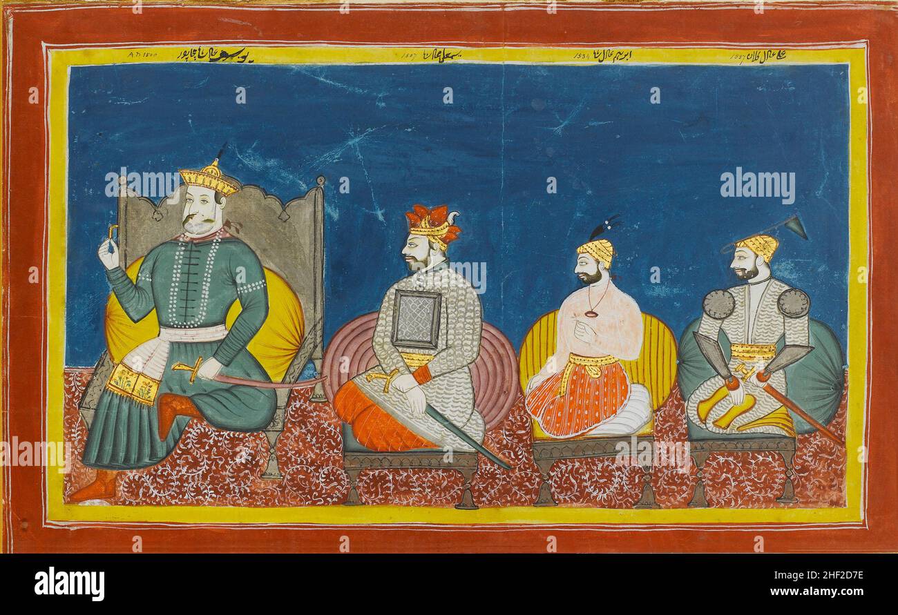 Deccan rulers hi-res stock photography and images - Alamy