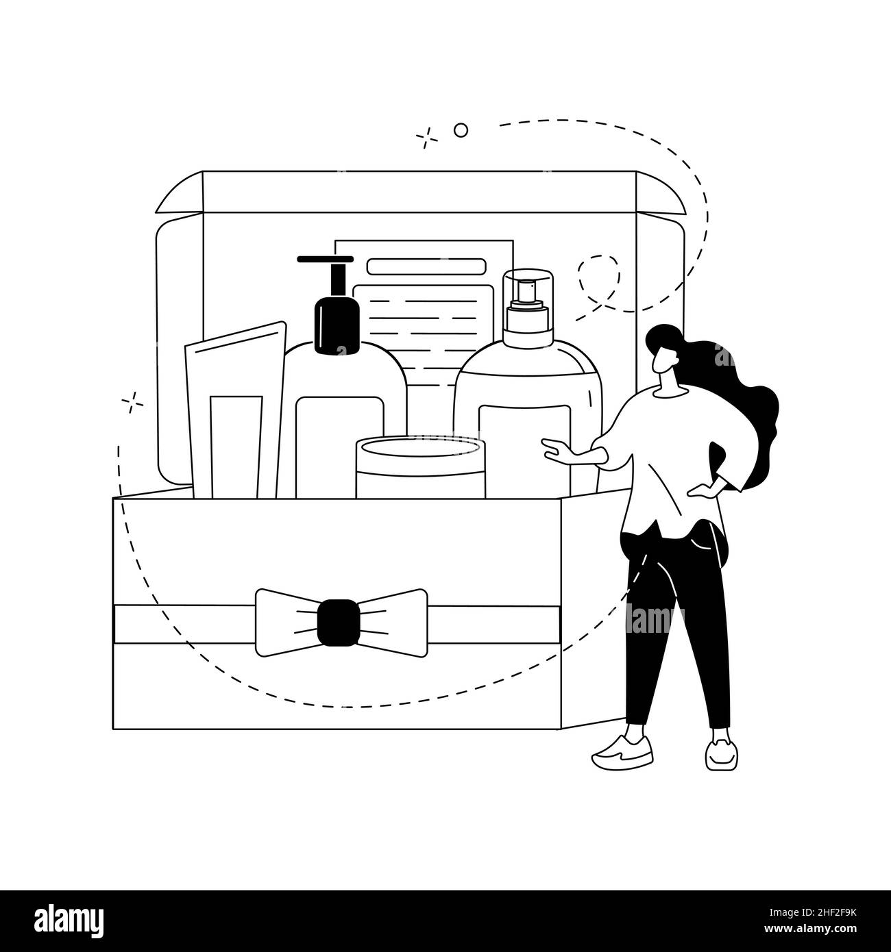 Box subscription service abstract concept vector illustration Stock ...