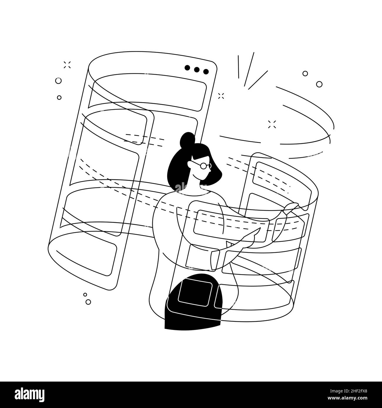 CMS development abstract concept vector illustration Stock Vector Image ... CMS development abstract concept vector illustration Stock Vector Image ...