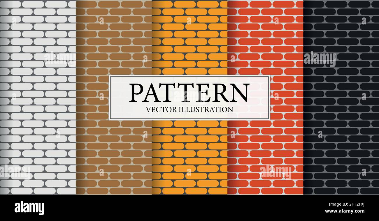 Patterns in brickwork Stock Vector Images - Alamy