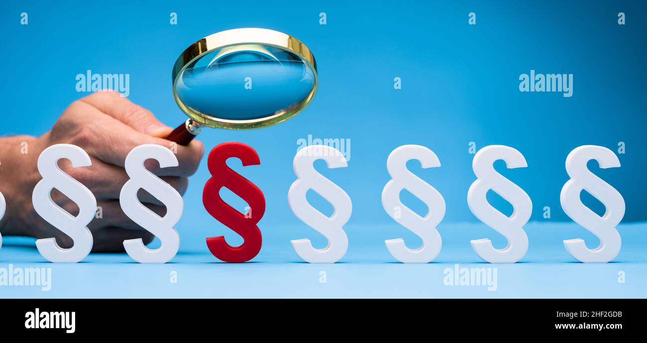 Paragraph Sign Symbol. Legal Law And Lawyer Stock Photo - Alamy