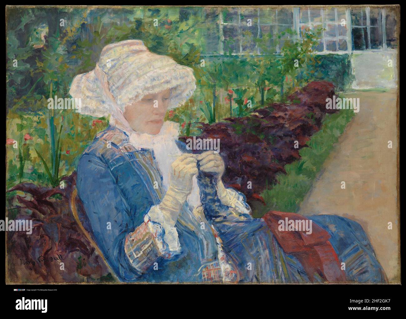 Mary cassatt portrait of lydia hi-res stock photography and images - Alamy