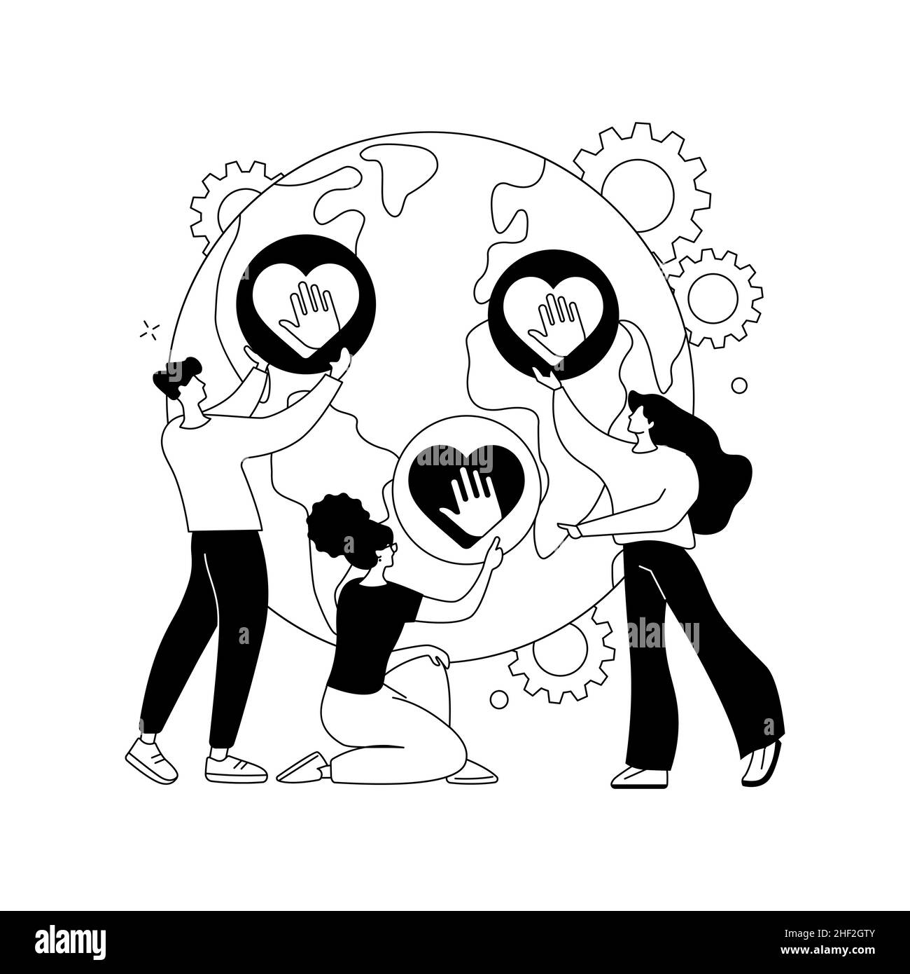 Social participation Black and White Stock Photos & Images - Alamy