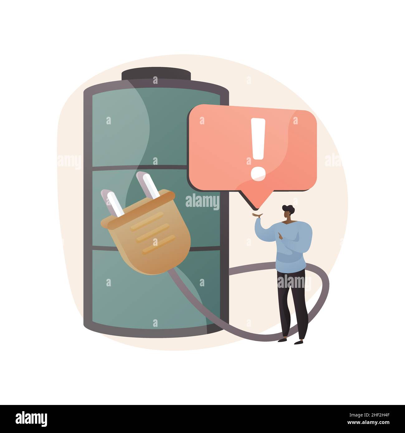 Safety battery abstract concept vector illustration Stock Vector Image ...