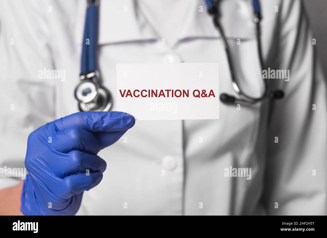 Vaccination word on paper hi-res stock photography and images - Alamy
