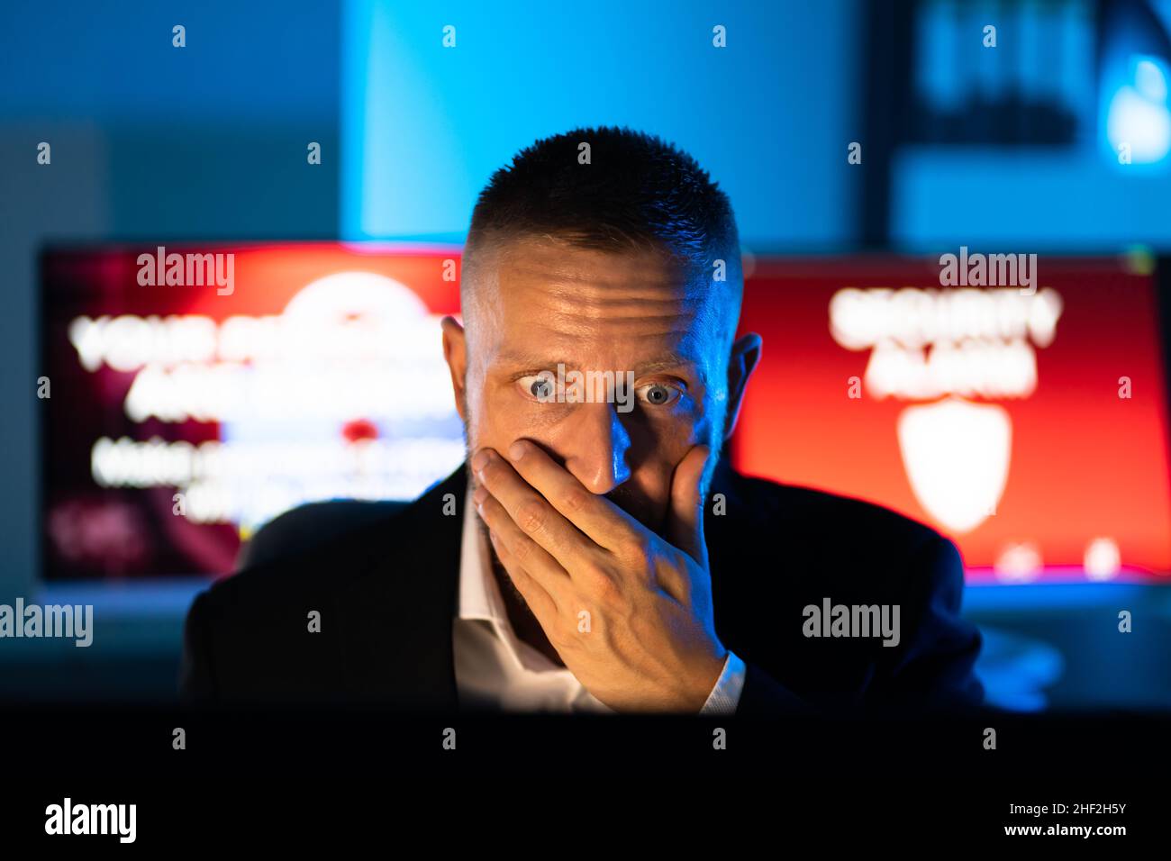 Ransomware Cyber Malware Attack. Ransom Virus Screen Stock Photo - Alamy