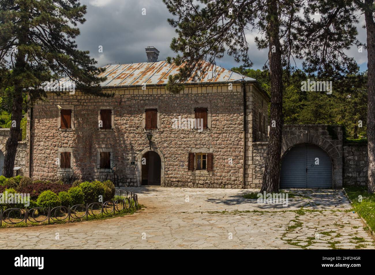 Biljarda (Billiard Palace) in Cetinje town, Montenegro Stock Photo - Alamy