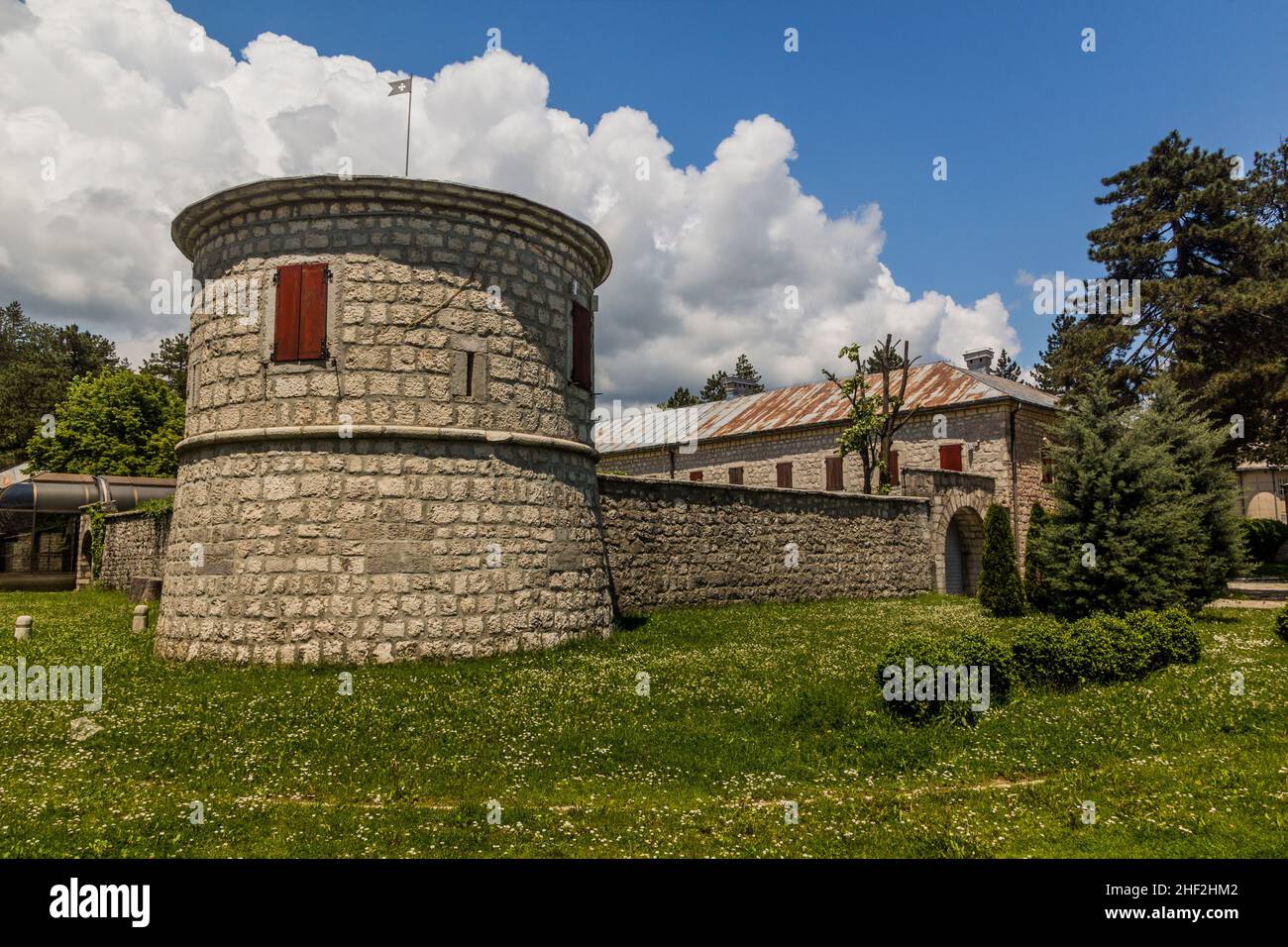 Biljarda (Billiard Palace) in Cetinje town, Montenegro Stock Photo - Alamy