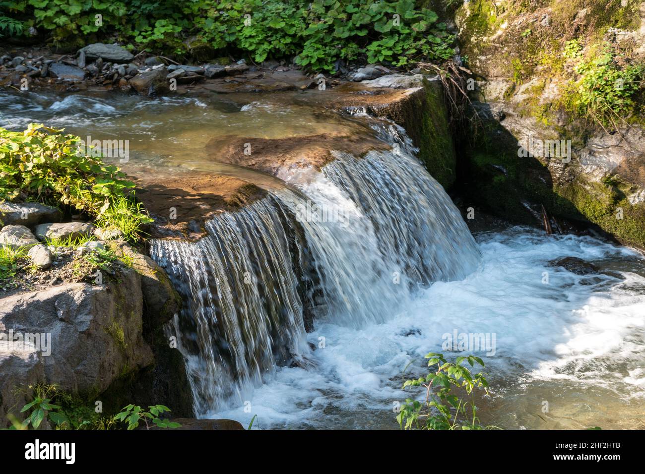 Sarca river flowing near Albeins, Dolomites Italy Stock Photo - Alamy