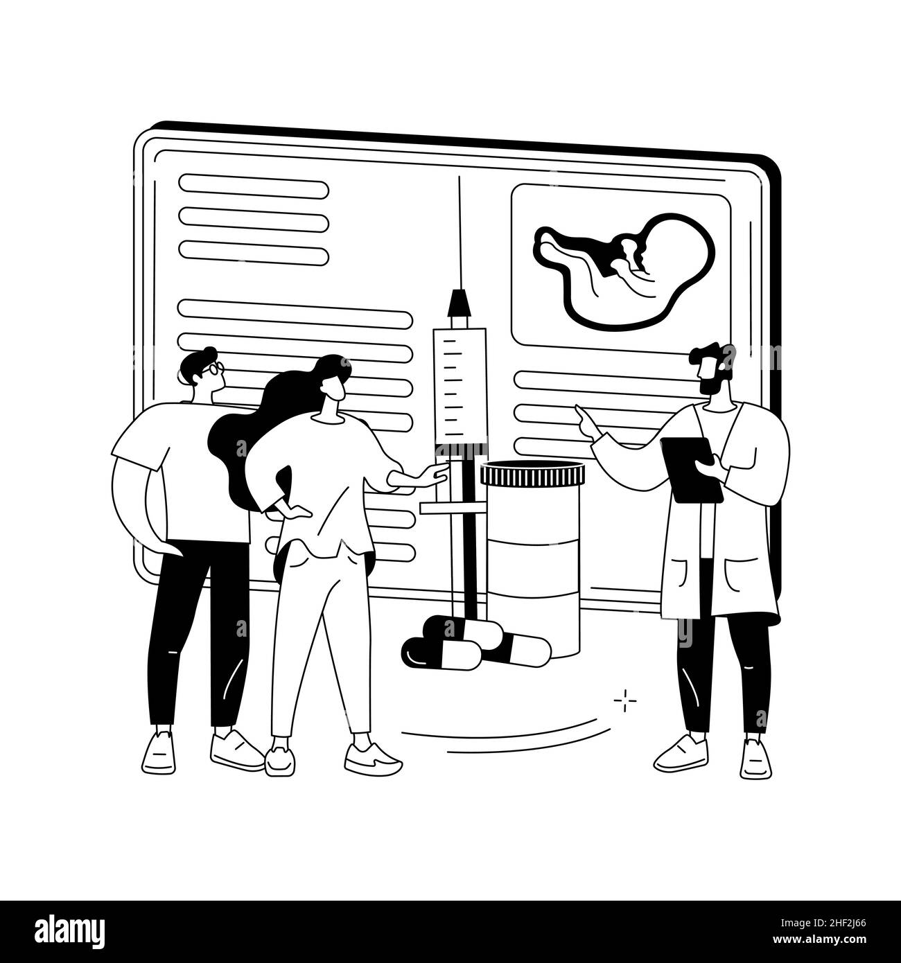 Infertility treatment abstract concept vector illustration Stock Vector ... Infertility treatment abstract concept vector illustration Stock Vector ...