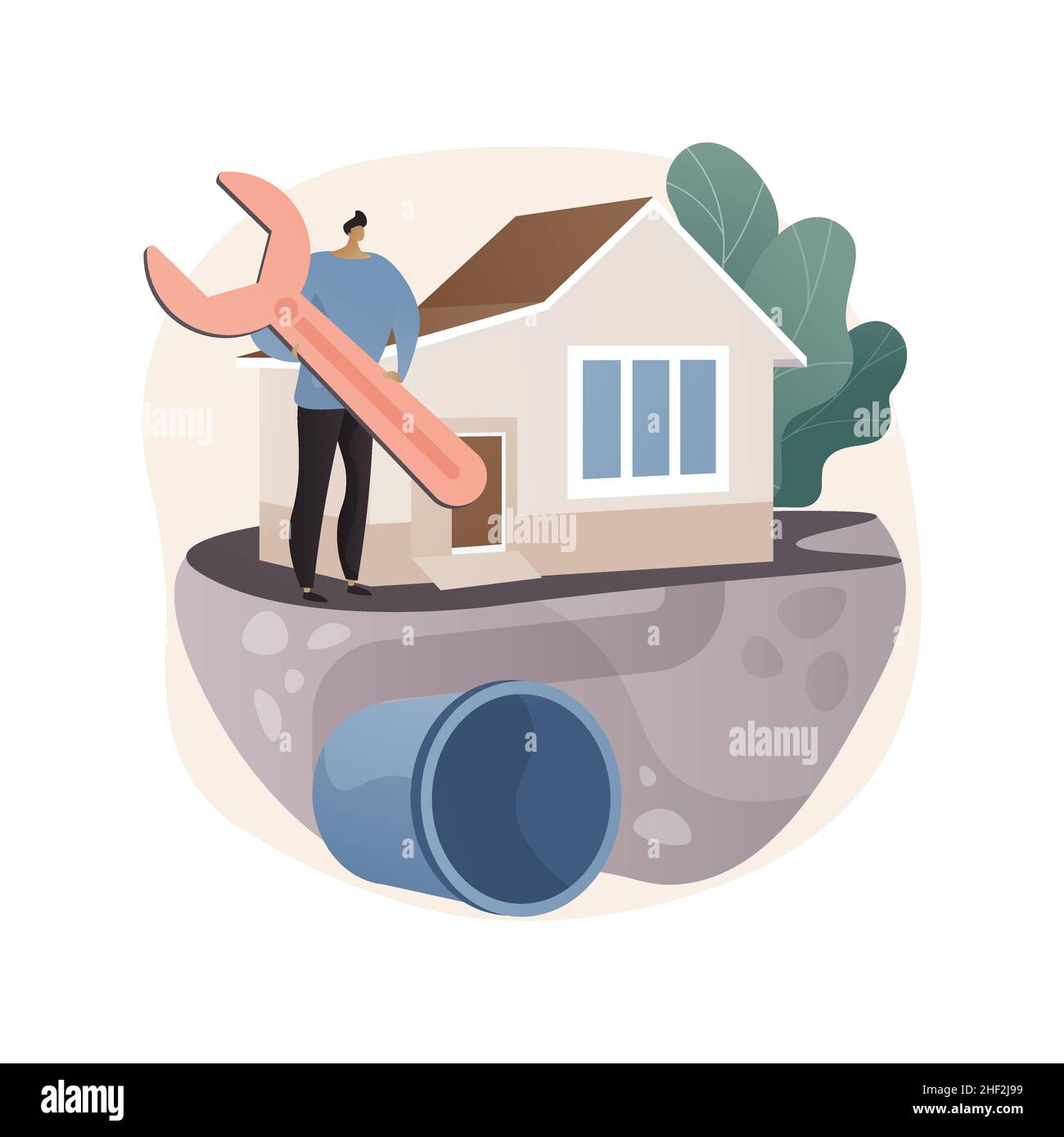Sewerage system abstract concept vector illustration Stock Vector Image ... Sewerage system abstract concept vector illustration Stock Vector Image ...