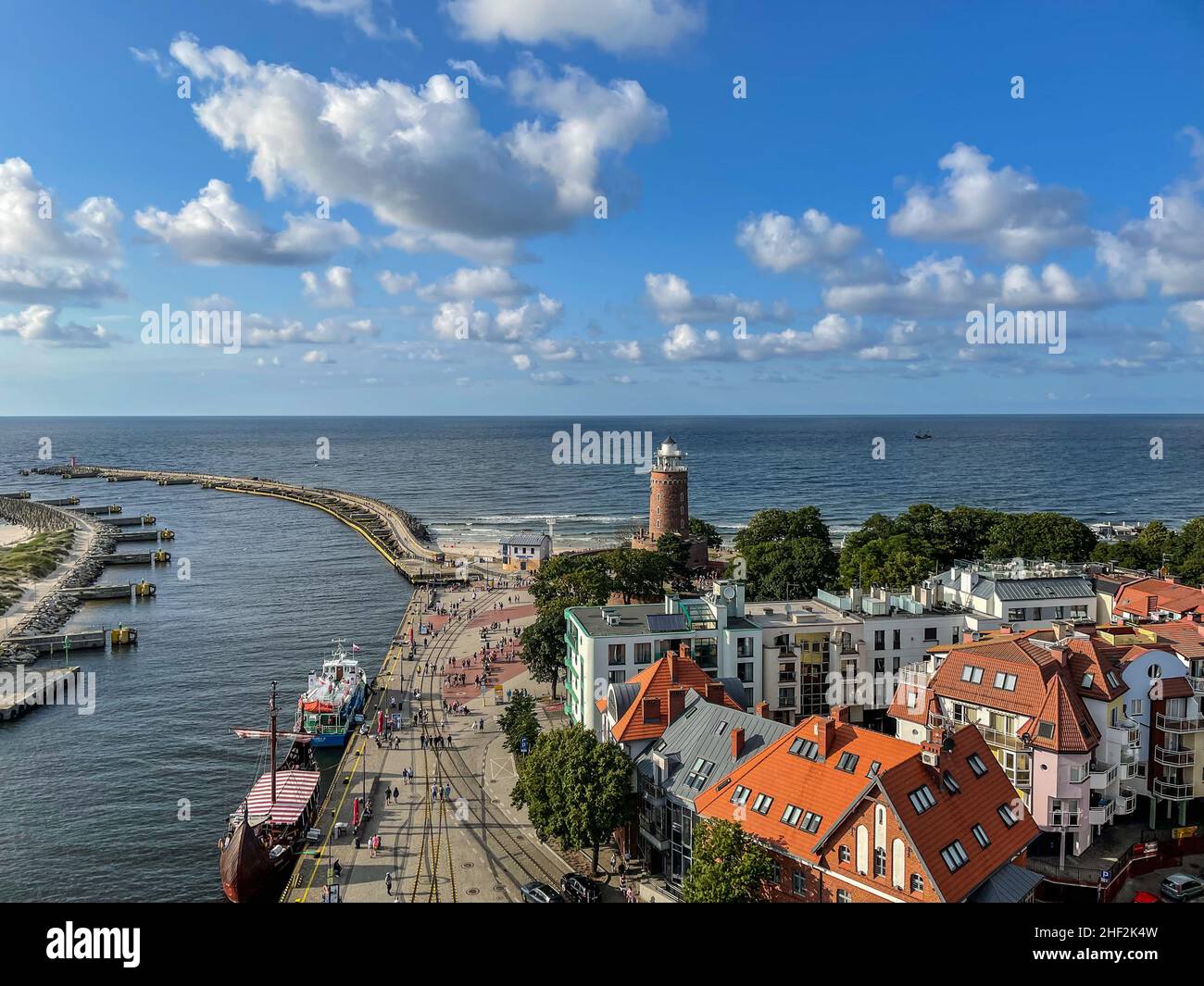 Port of Kolobrzeg is a Polish seaport located at the Parseta river ...