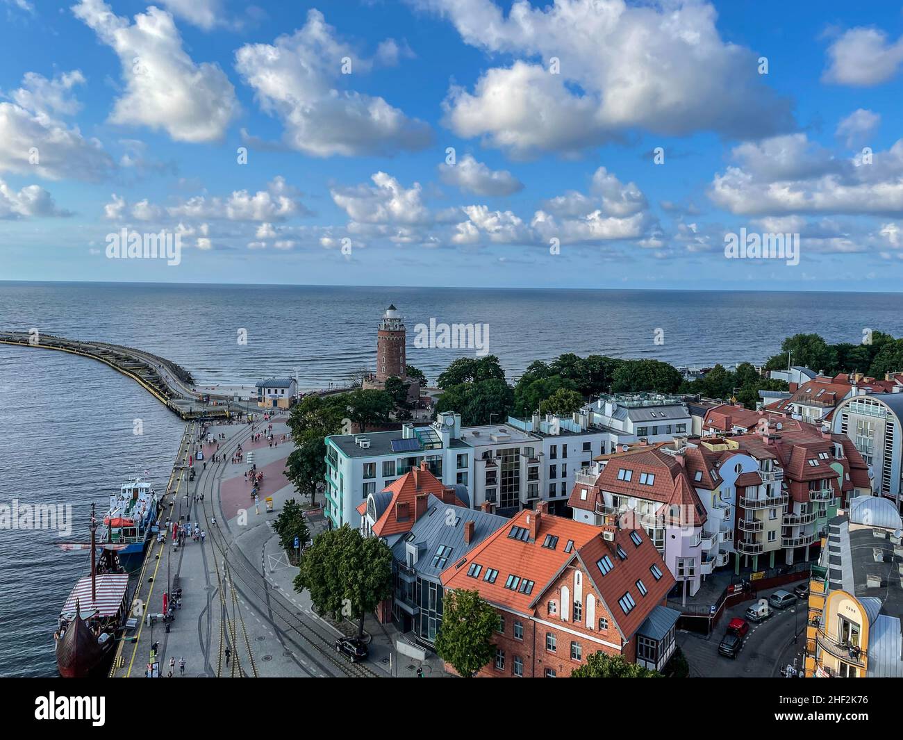 Port of Kolobrzeg is a Polish seaport located at the Parseta river ...